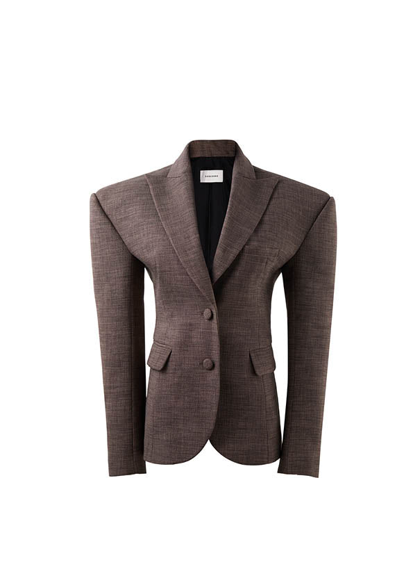 CLASSIC BROAD-SHOULDER BLAZER | Markgong